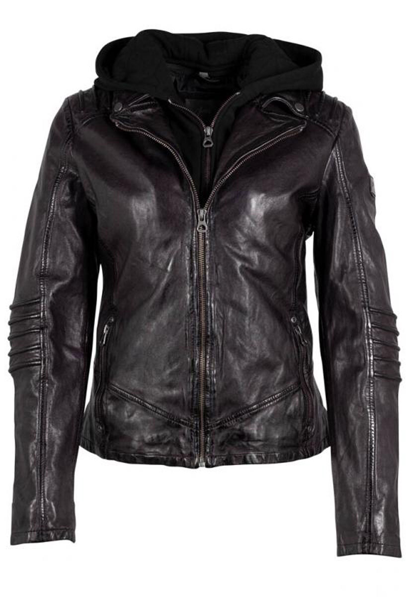 Giacca da donna in pelle gipsy nera